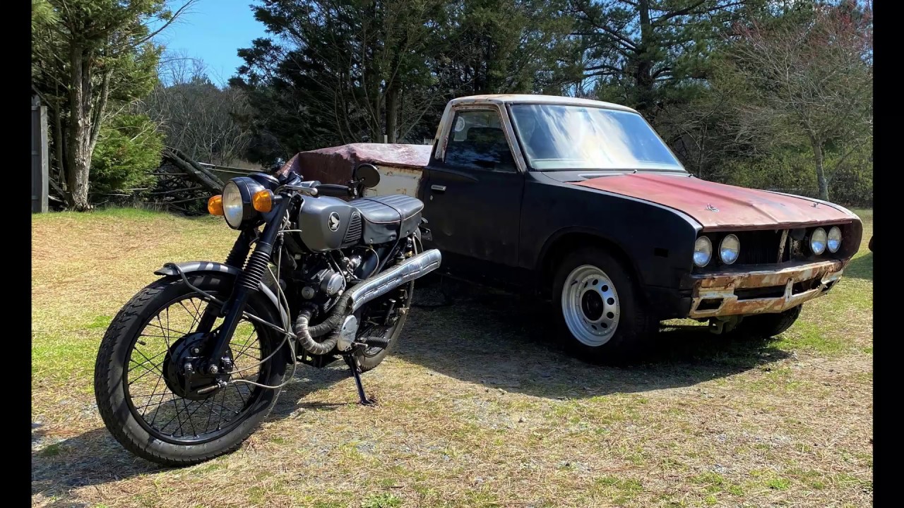 Datsun Bulletside Rat Rod - YouTube