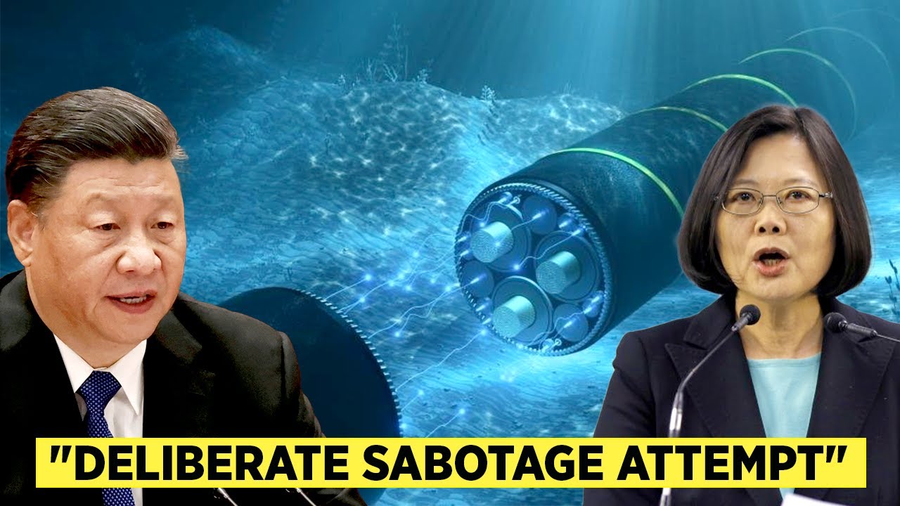 BREAKING | Taiwan Leader Furious After China Cuts Undersea Cable - YouTube