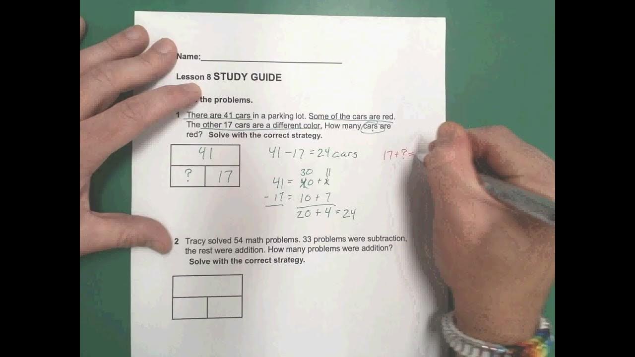 iReady 2nd Grade Math - Unit 2 - Lesson 8 - YouTube