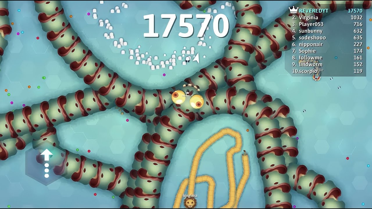 Snake.io Game | How To Circle All Noob Snake's | Biggest Pro Snake This ...