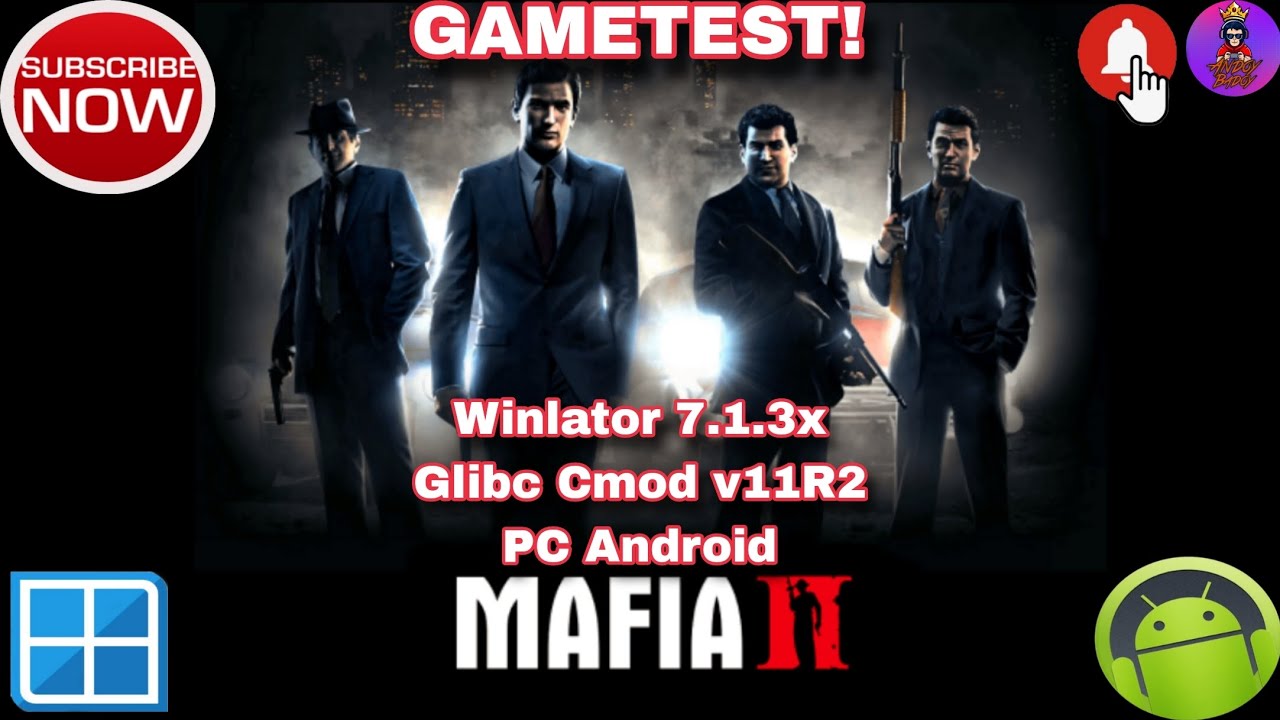 Mafia Il Winlator 7.1.3x Glibc Cmod V11R2 PC Android - YouTube