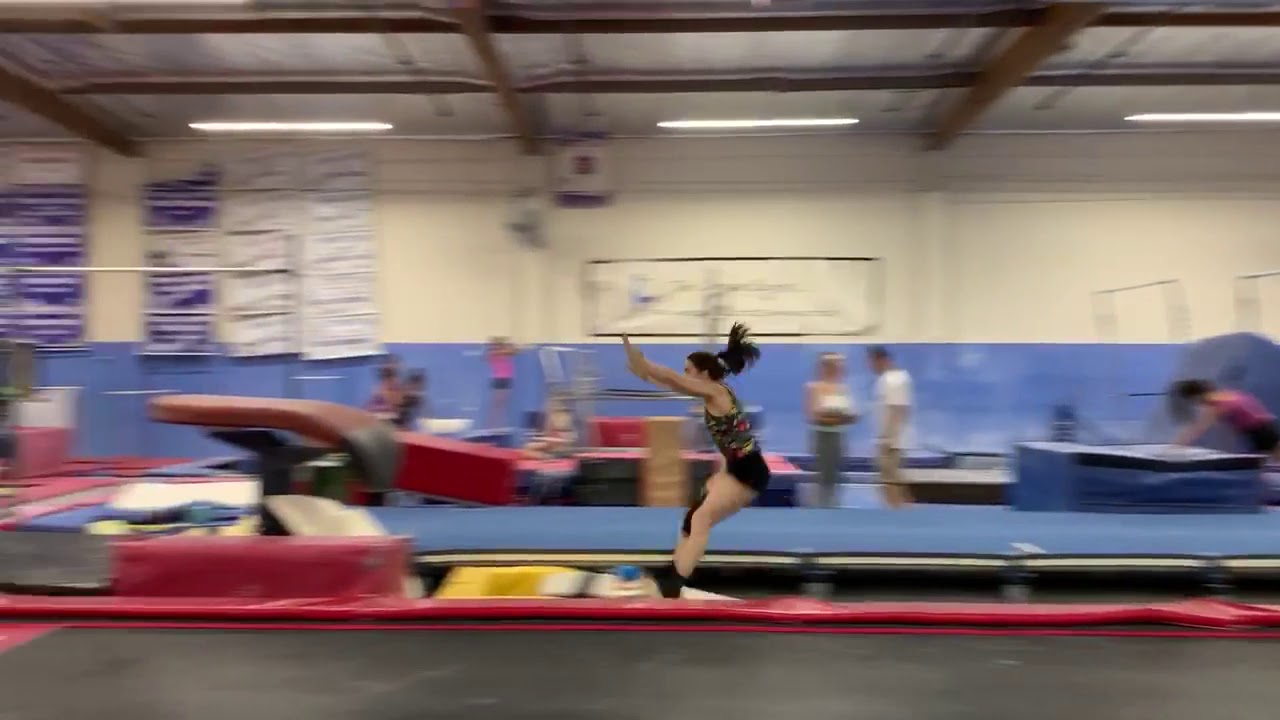 Front Handspring Front Tuck Vault - YouTube