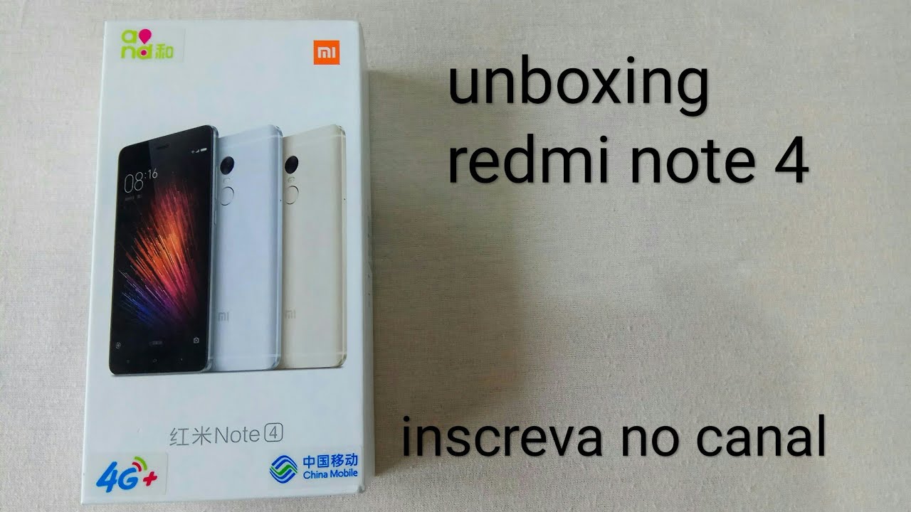 unboxing xiaomi redmi note 4 pro - YouTube