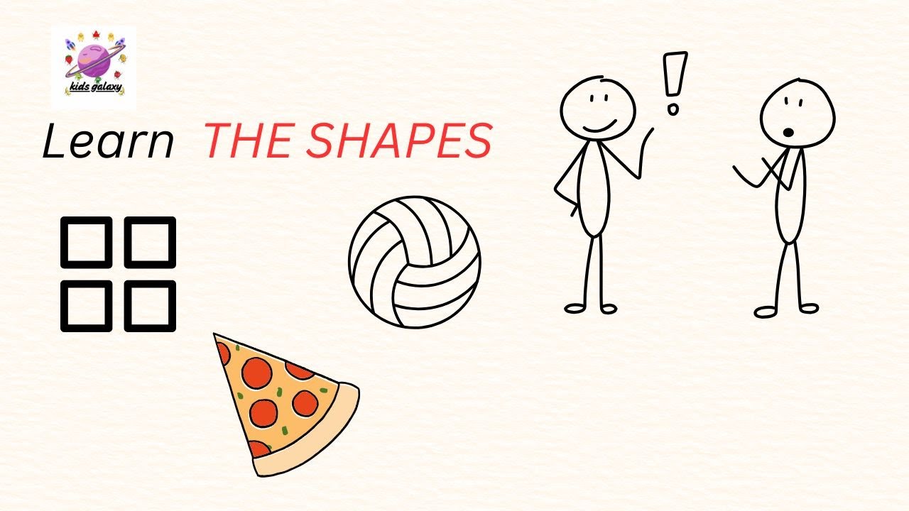 Learning shapes with stick animation - YouTube