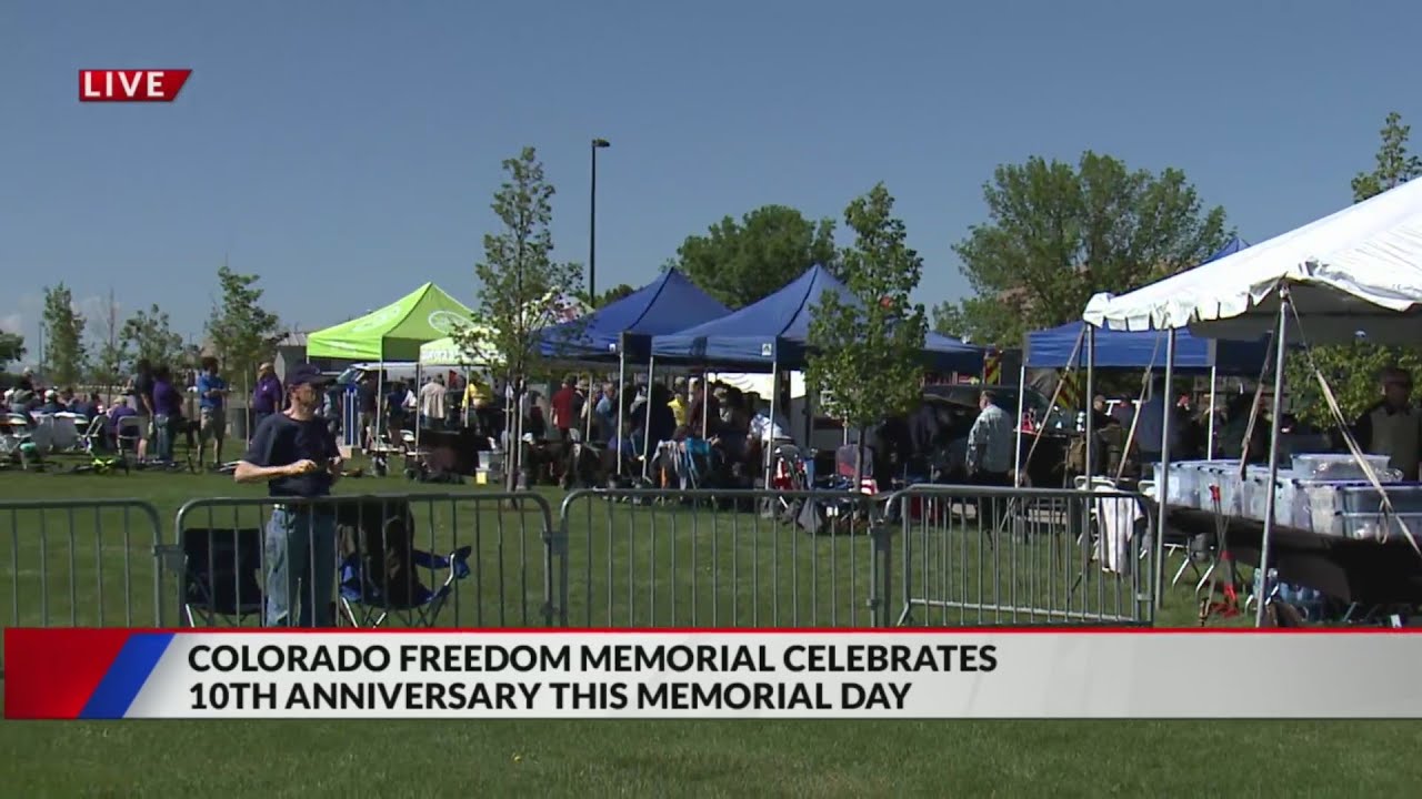 Colorado Freedom Memorial celebrating 10th anniversary at event - YouTube