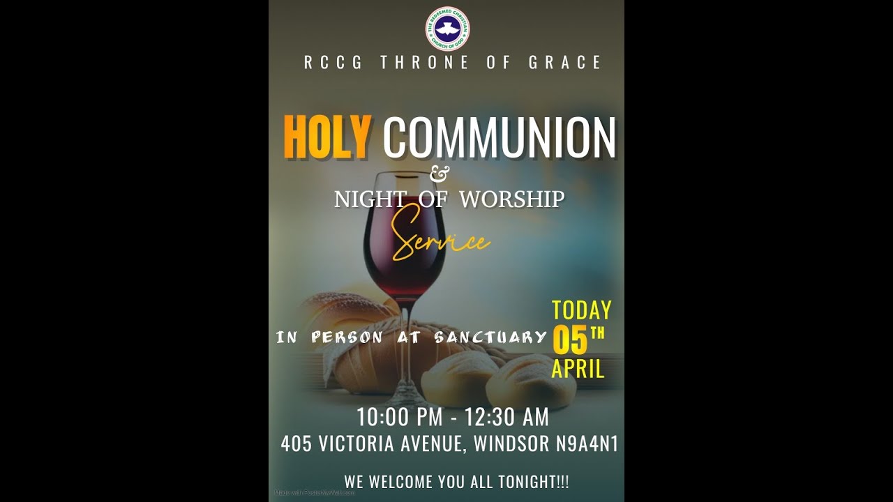 Holy Communion and Night of Unlimited Praise April - YouTube