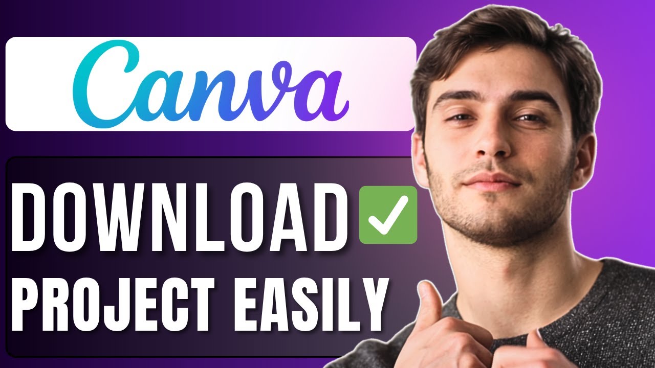 How to Download Project from Canva | Full Guide - YouTube