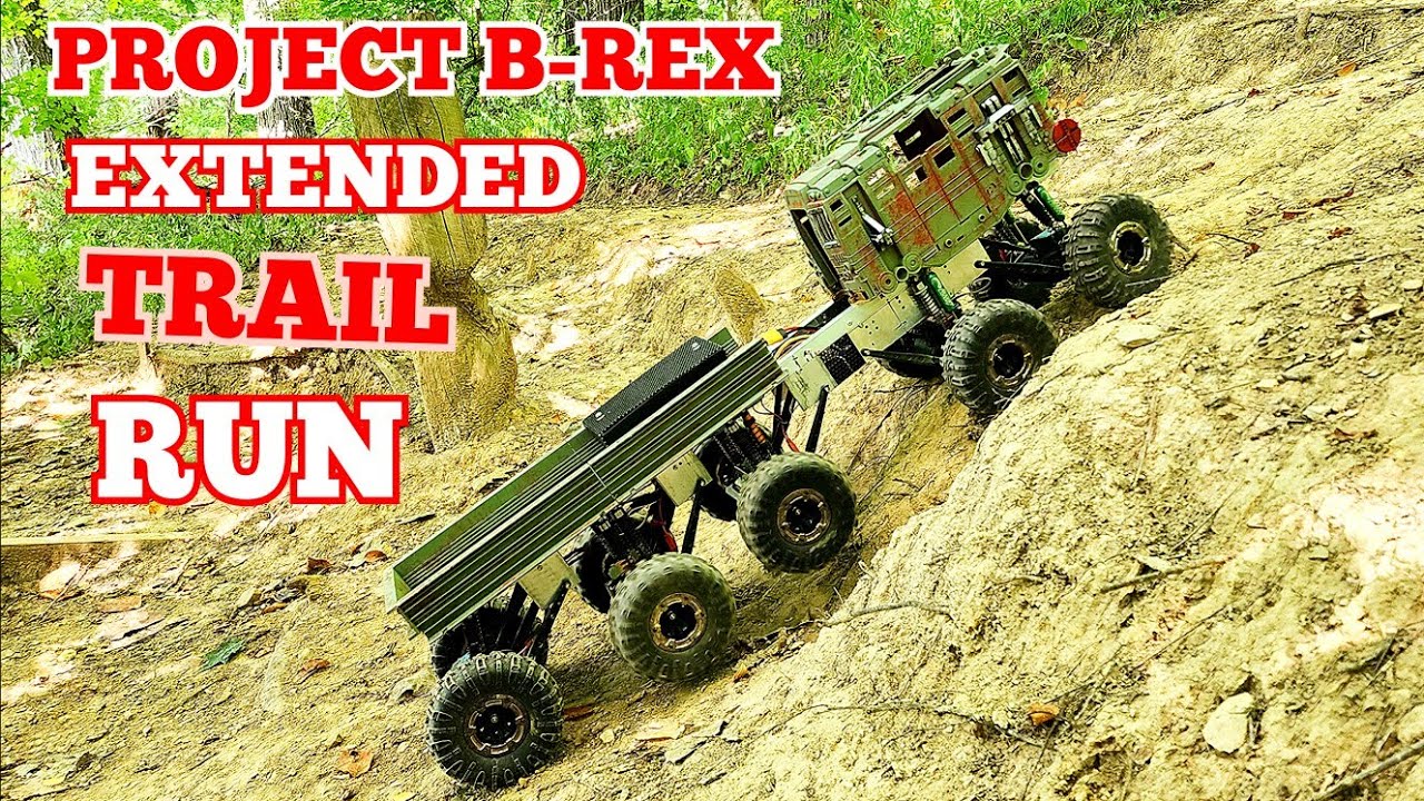 rc 10x10 Project B-REX extended trail test PT-7 - YouTube