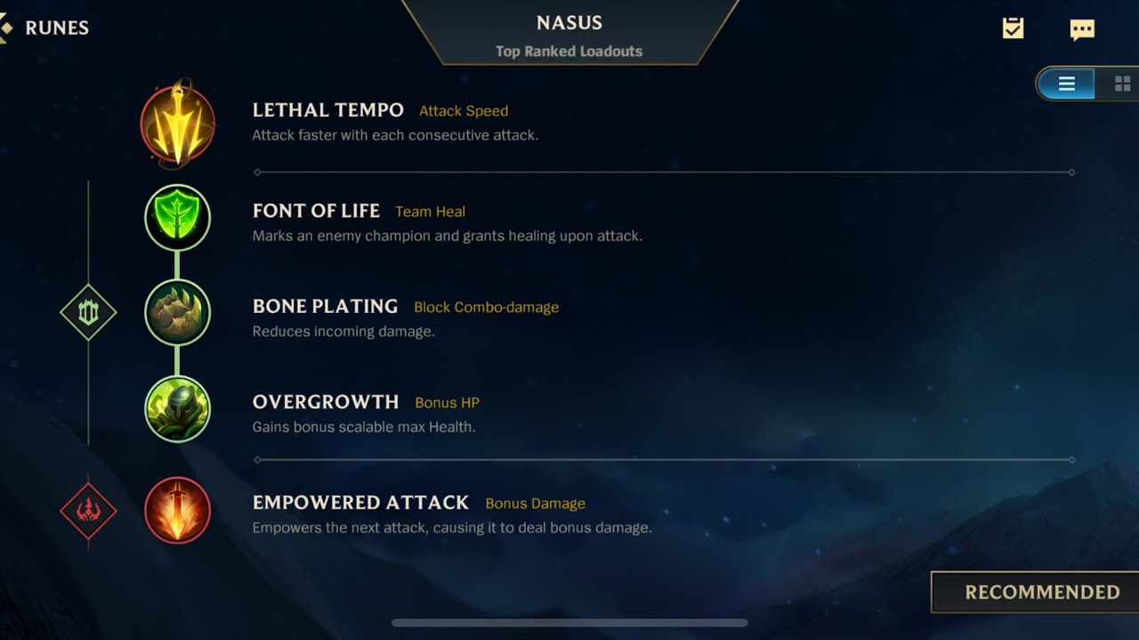 Nasus Top Lane trying some new runes - YouTube