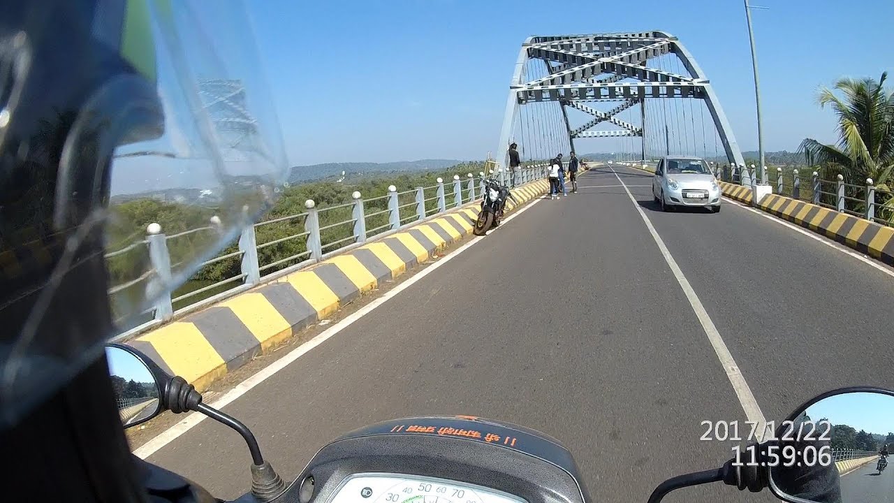 Riding on Gandaulim bridge and spotted Janshatabdi express at the Old ...