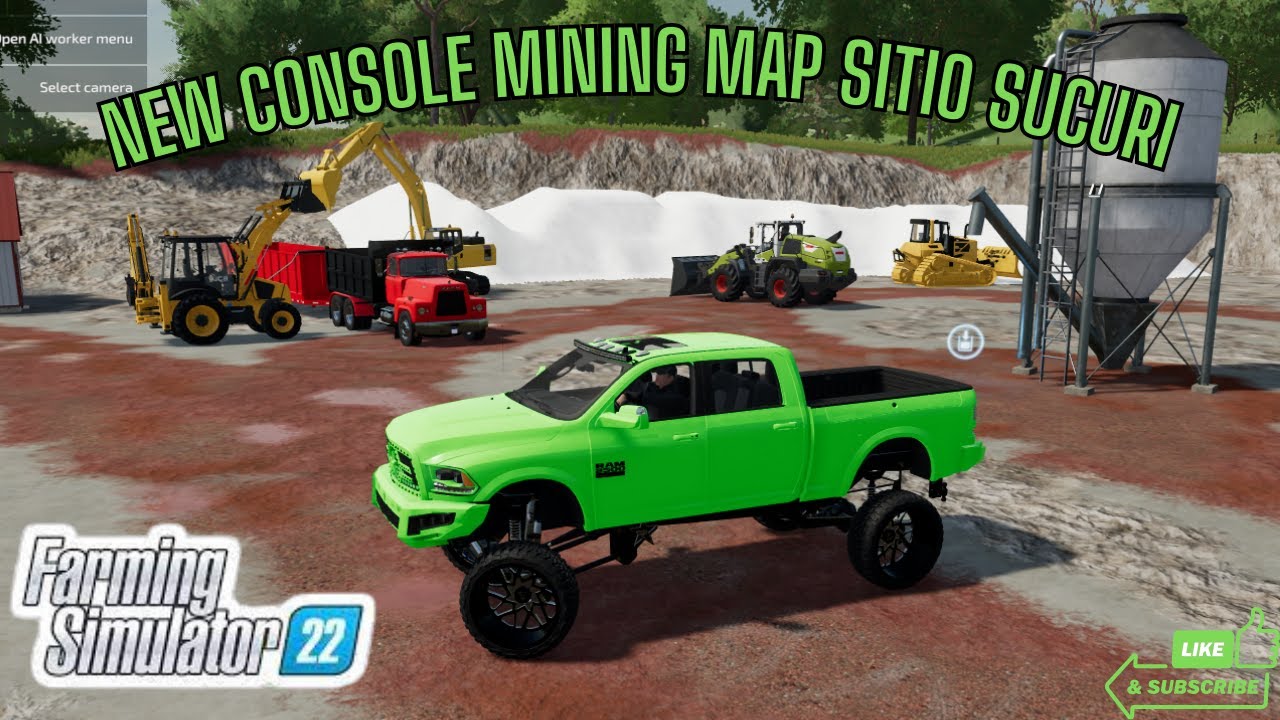 NEW Console Mining MAP Sitio Sucuri | Farming Simulator 22 # ...