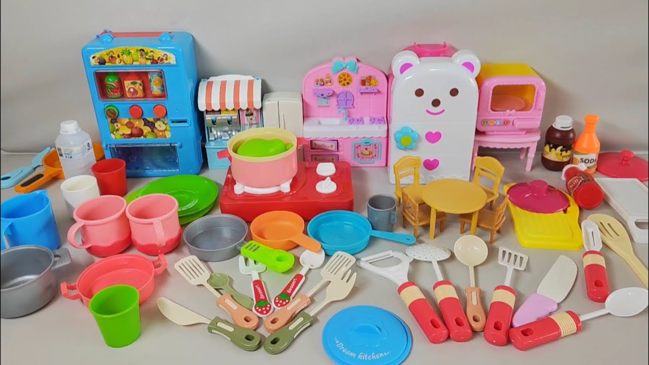 13 Minutes Satisfying with Unboxing Hello Kitty Sanrio Kitchen Set ...