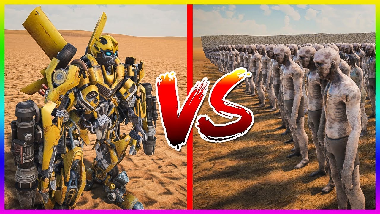 Bumblebee vs 100,000 Zombies: Ultimate Epic Battle Simulator 2 - Who ...