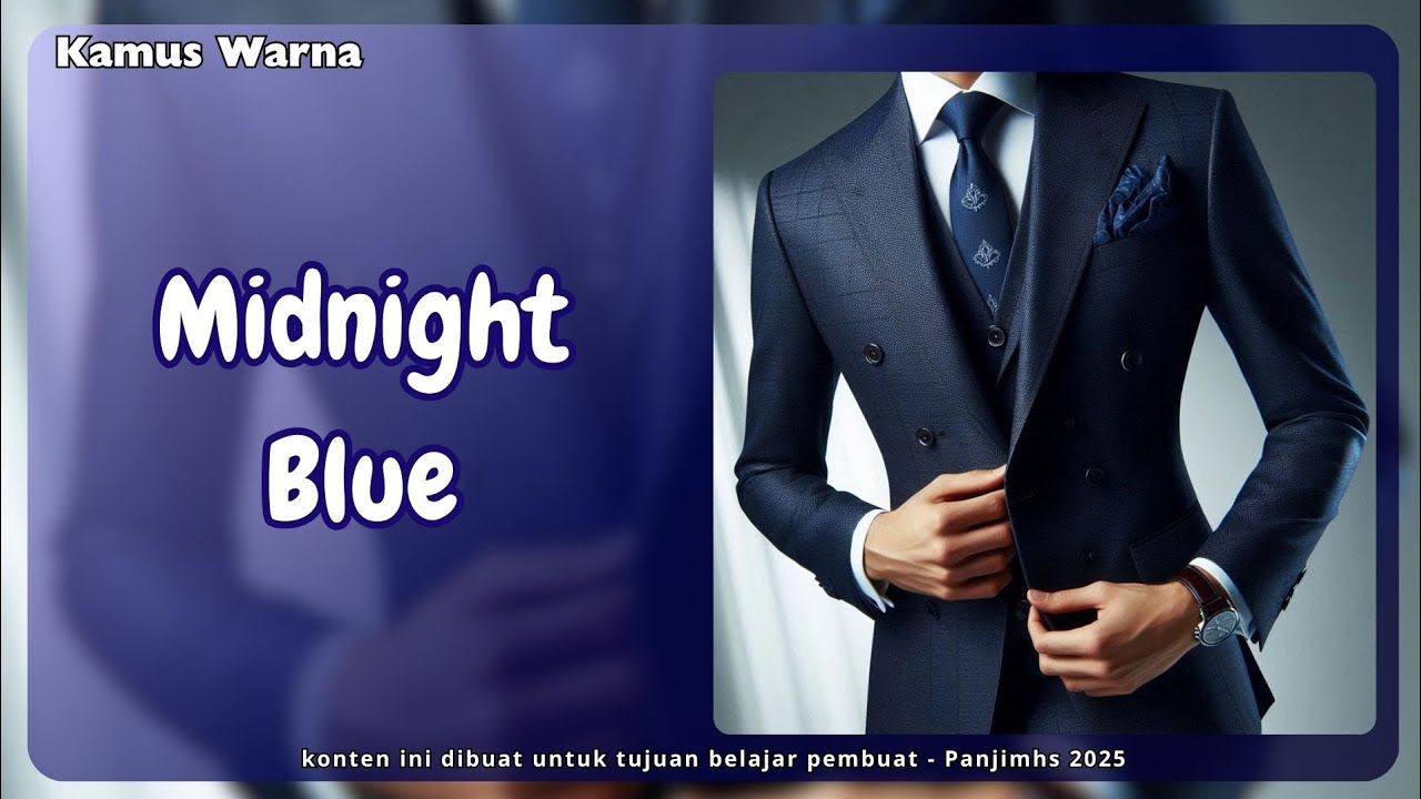 Seperti Apa Warna Midnight Blue itu? #midnightblue #desain #warna # ...