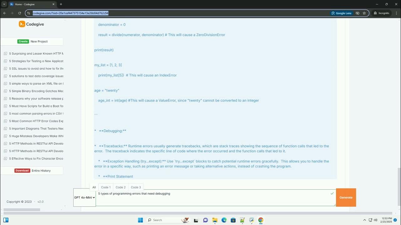 5 types of programming errors that need debugging - YouTube