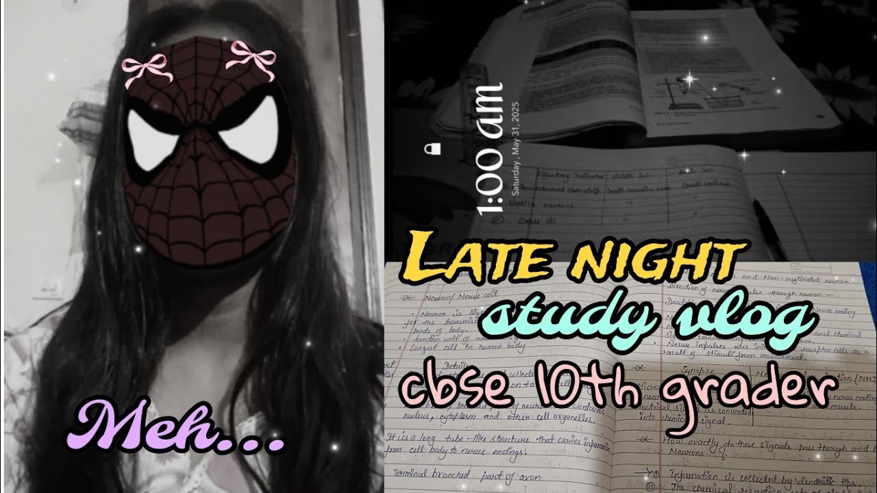 Midnight Study Session 🌙 | Late Night Motivation & Vibes / Cbse 10th ...