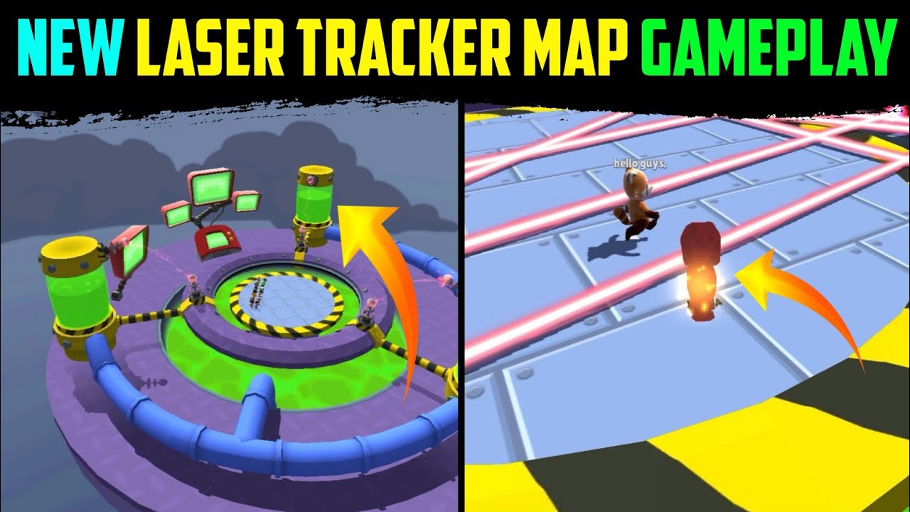 Stumble Guys New Laser Tracer Map Gameplay | Stumble Guys: Multiplayer ...