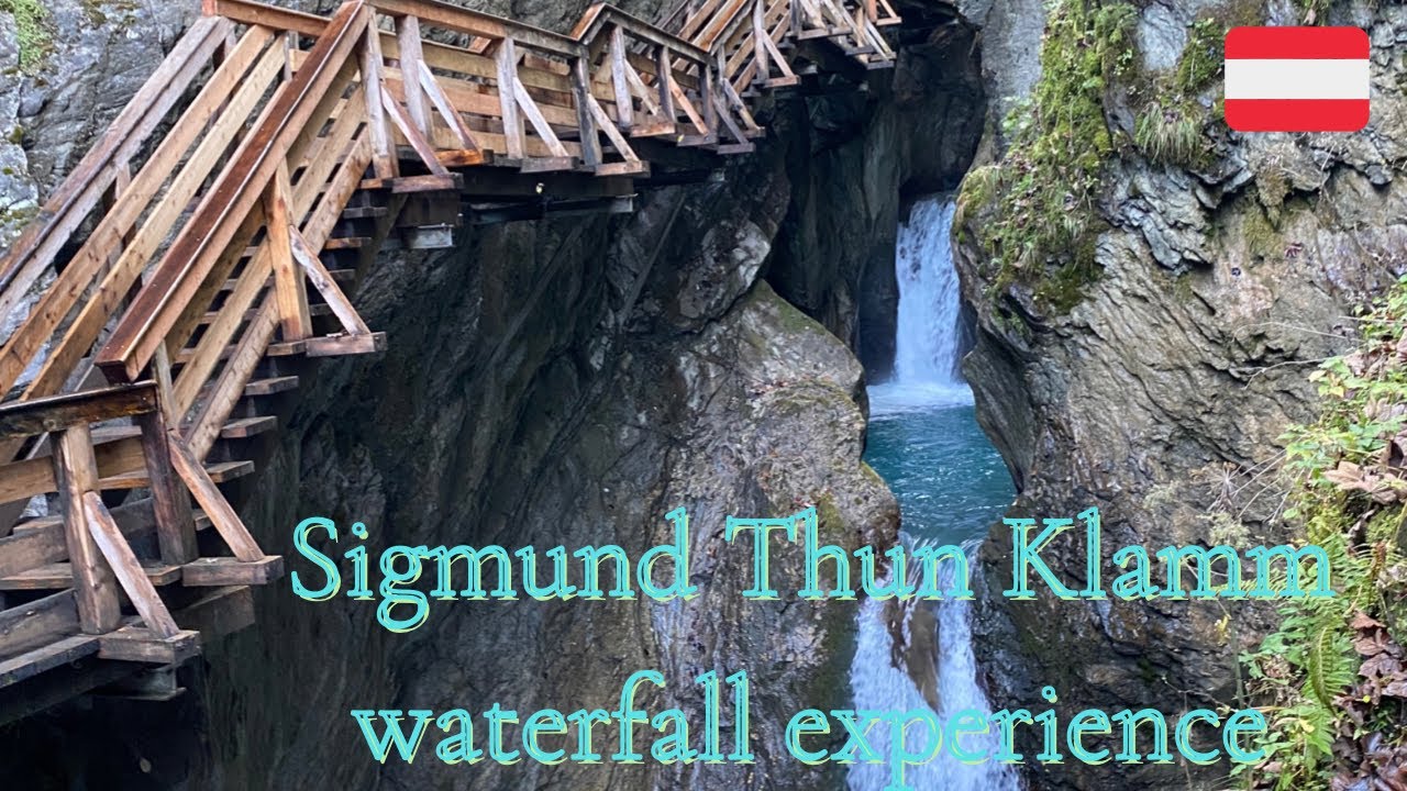 Sigmund Thun Klamm waterfall, Kaprun, Austria - YouTube
