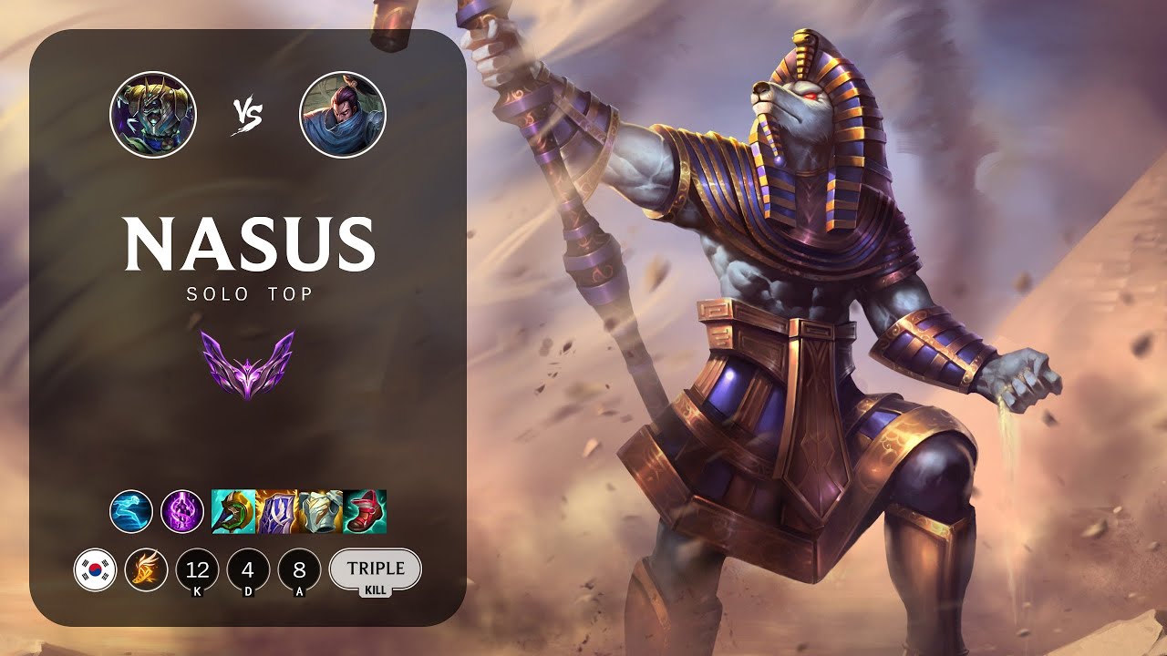 League Of Legends The Solo Top Nasus