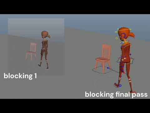 blocking and spline - walk and sit - Lemon Rincon - YouTube