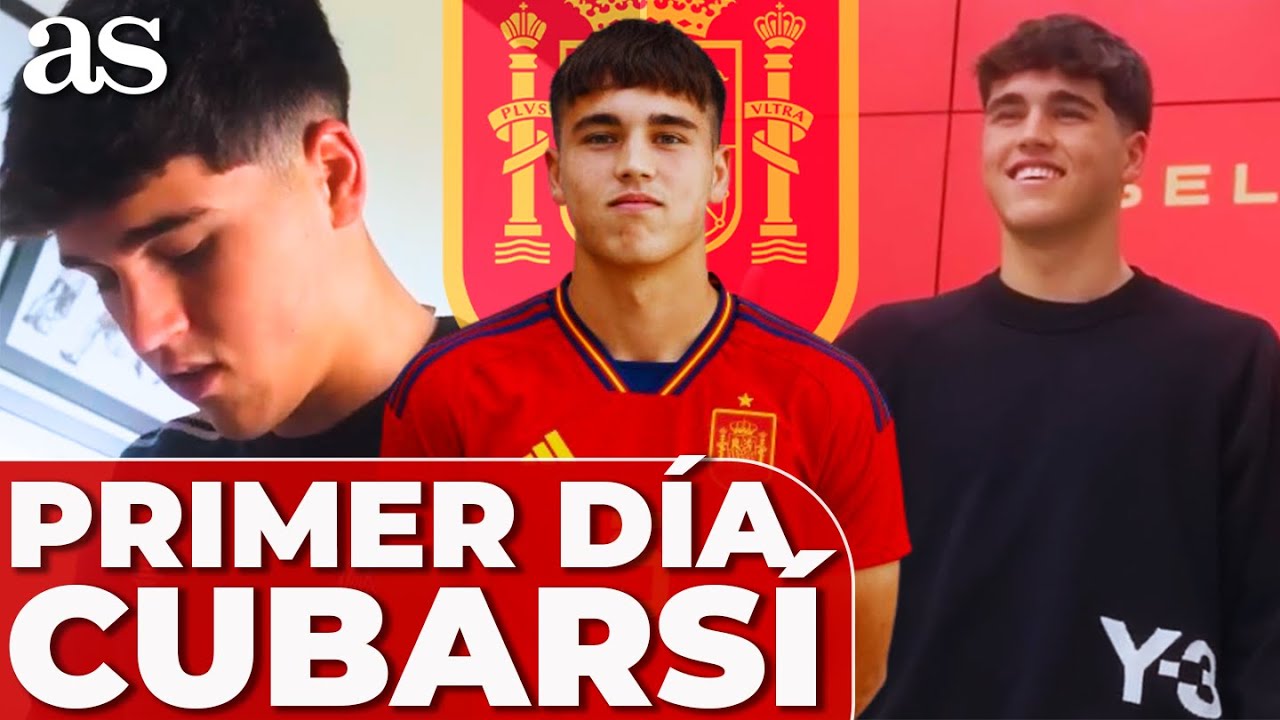 PAU CUBARSÍ, su PRIMER DÍA en ESPAÑA: selección española absoluta - YouTube