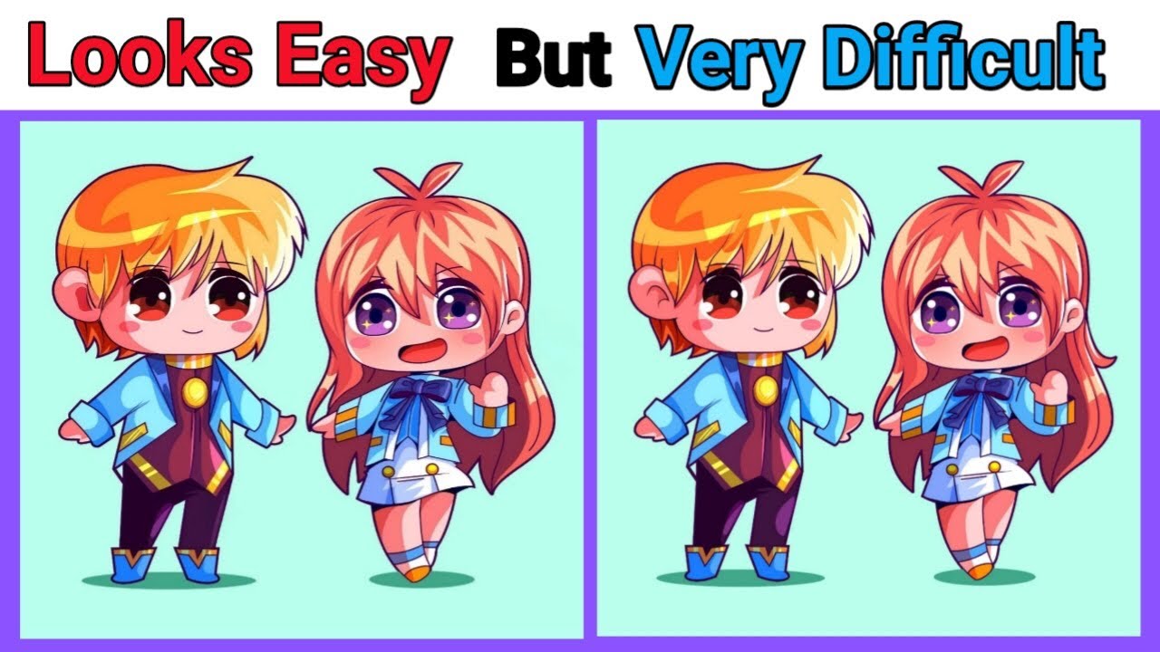 Spot The Difference // look easy but very difficult ( Find The ...