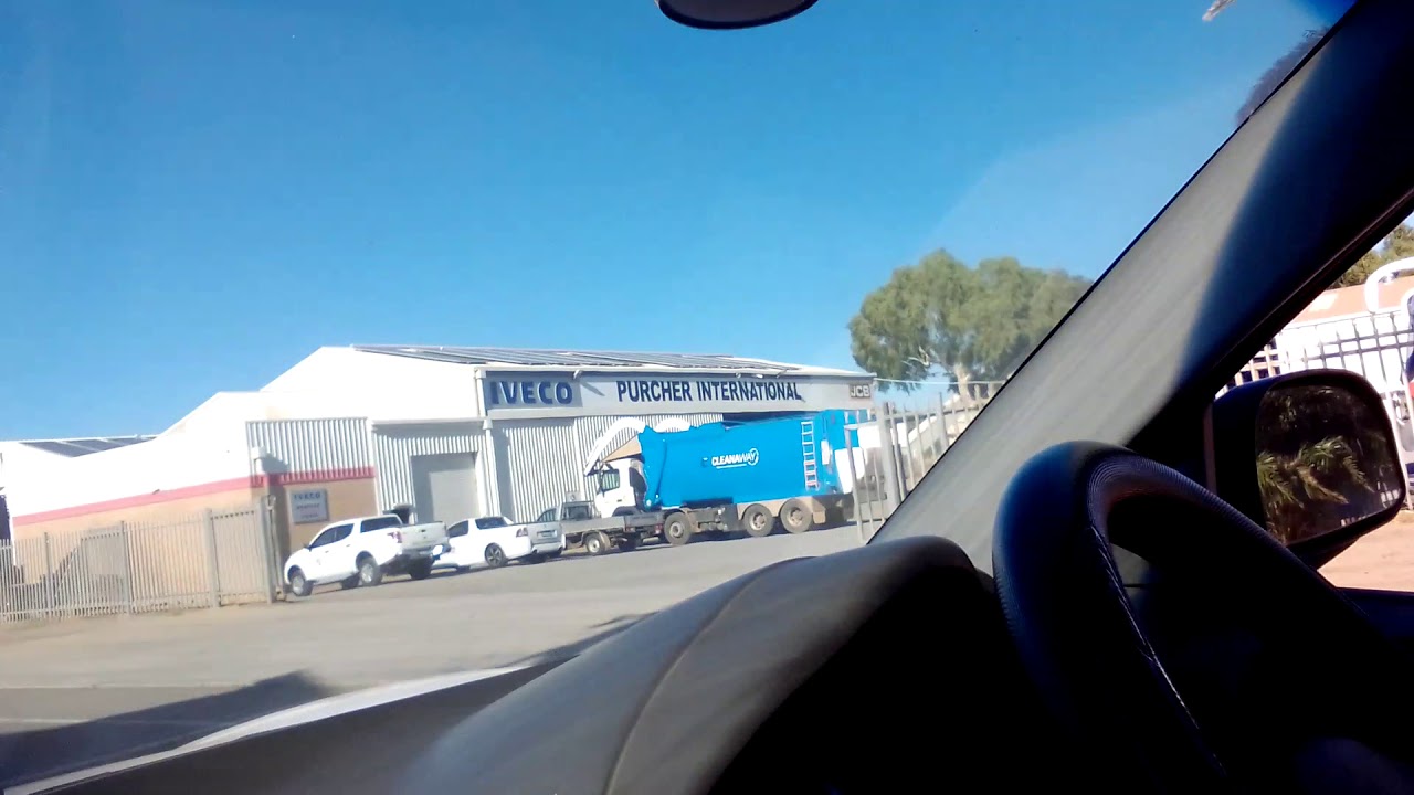 Geraldtons cleanaway front loader - YouTube