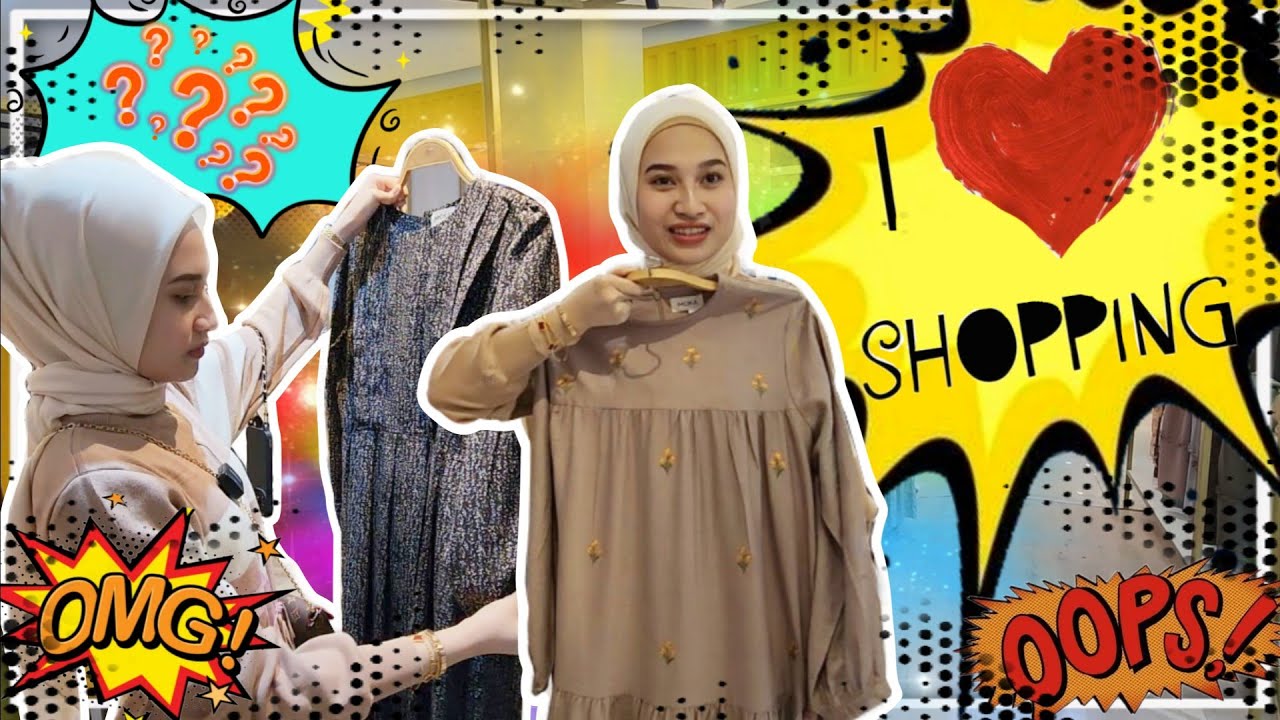 ABEL BINGUNG PENGEN BELI SEMUA DRESS !! INTIP MBOK BARIYAH BELANJA - PIYE IKI MAMA IKUTAN KALAP ...