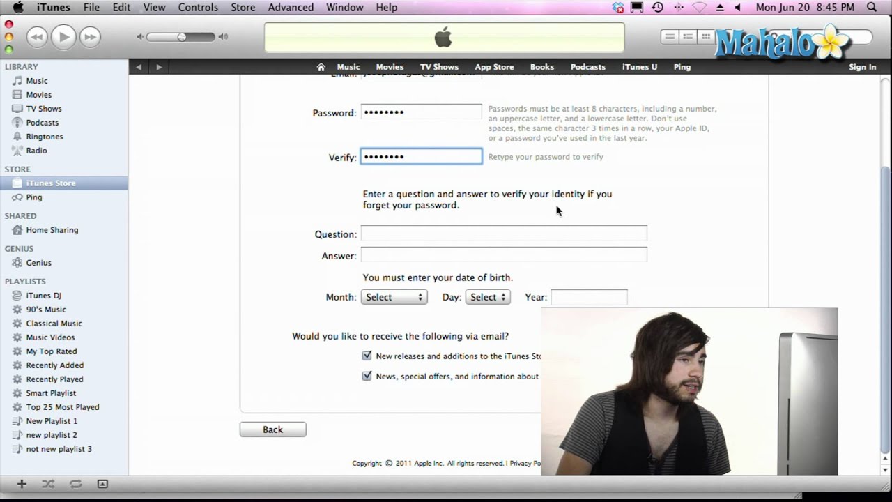 Create iTunes Account - iTunes - YouTube