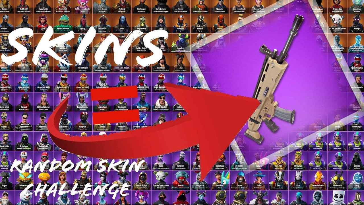 Random Skin Challenge! - YouTube