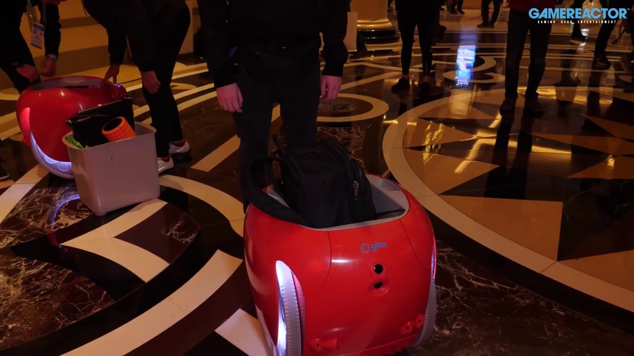 With this Robot you will never have to carry your own bag again! - YouTube