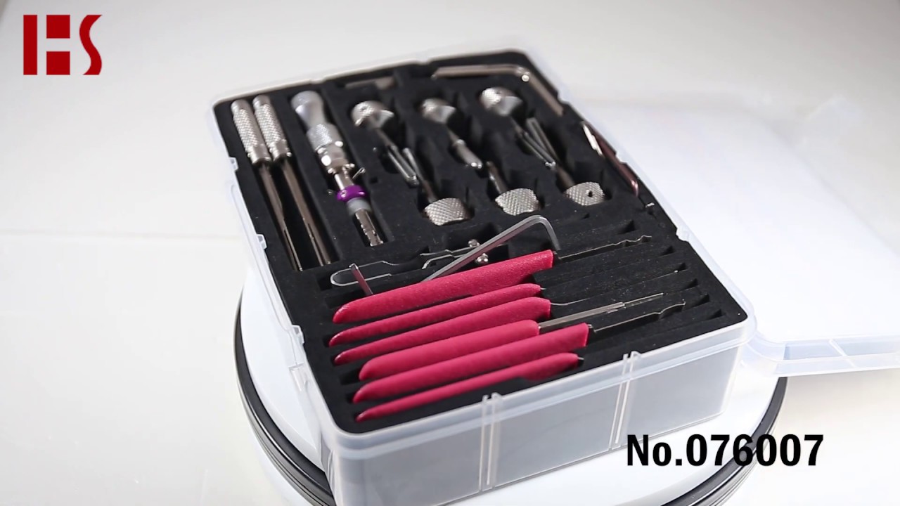 Safe Locksmith Lockpick Safe Box Lock Pick Tools Set in Hua Shi ...