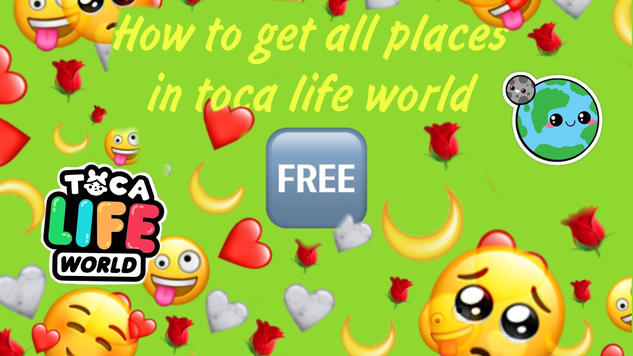 How to get all maps for free in (toca life world) - YouTube