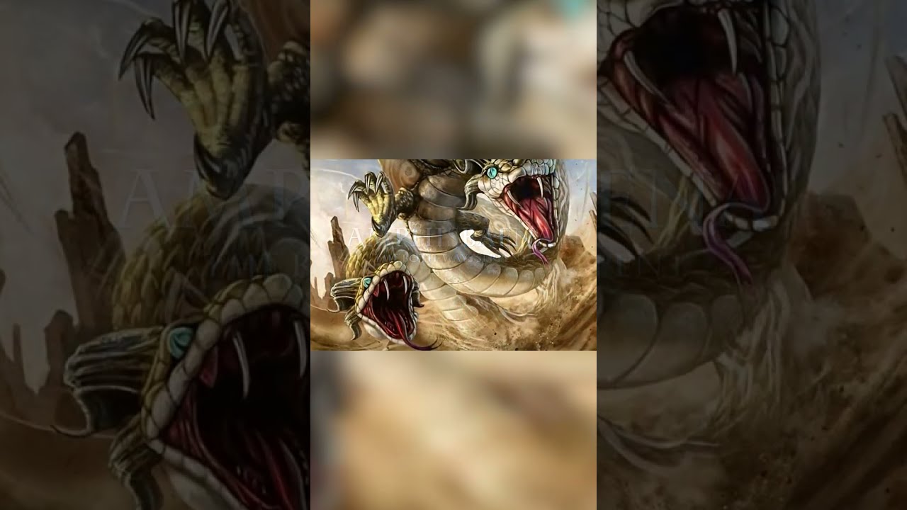 Amphisbaena - The Serpent with Two Heads - Greek Mythological Creatures ...