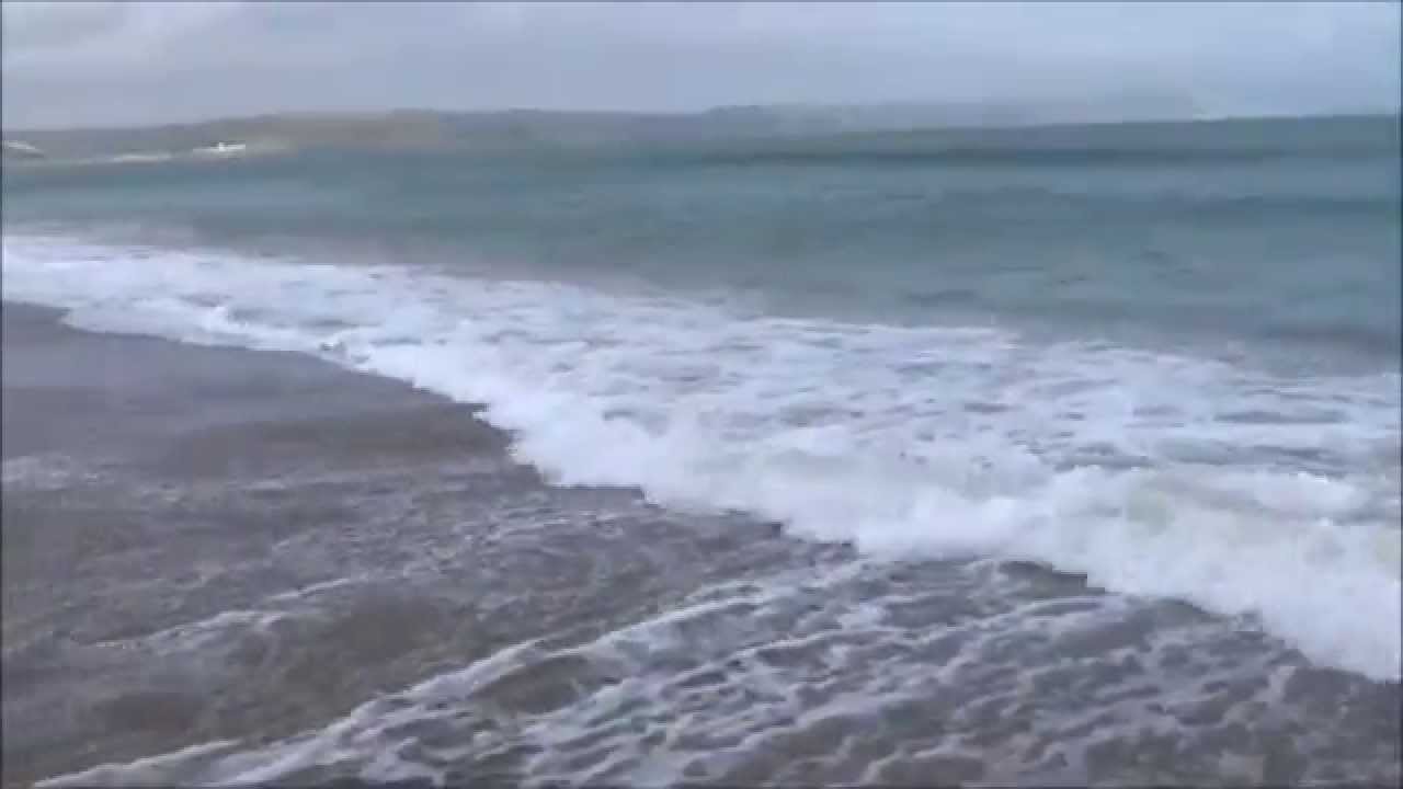 Windy 'Summer' Beach Walk - YouTube
