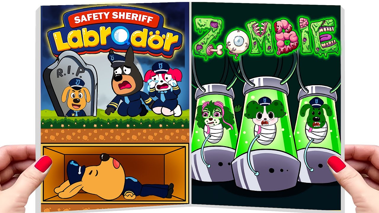 [ Paper DIY ] ️Making Quiet Book Sheriff Labrador | Papillon Sheriff ...