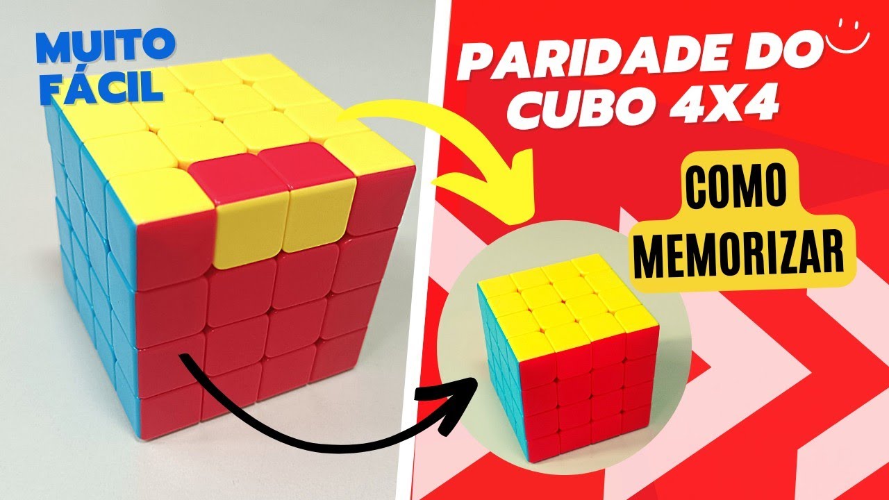 Paridadedo Cubo Mágico 4X4: Como Memorizeie Nunca esqueci #cubing - YouTube