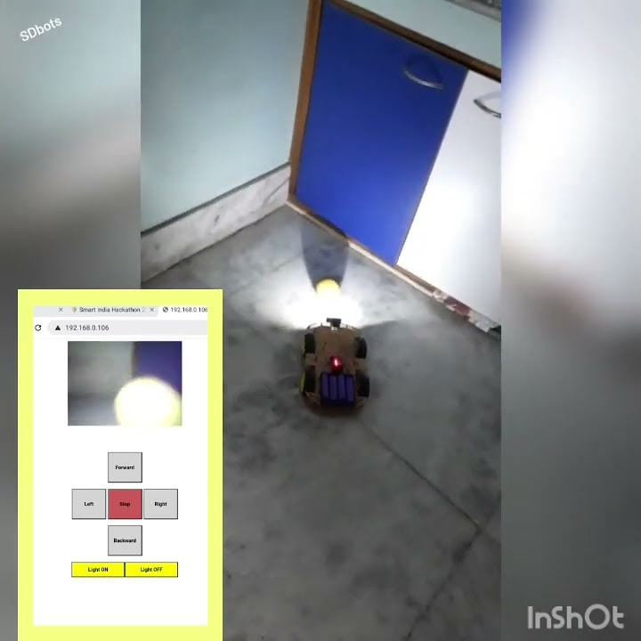 WiFi controlled surveillance car using ESP32CAM. #robotics #IoT - YouTube