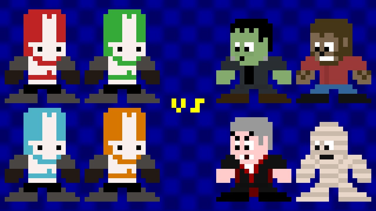 Castle Crashers vs Universal Monsters - PPK Tag Team Championship - YouTube