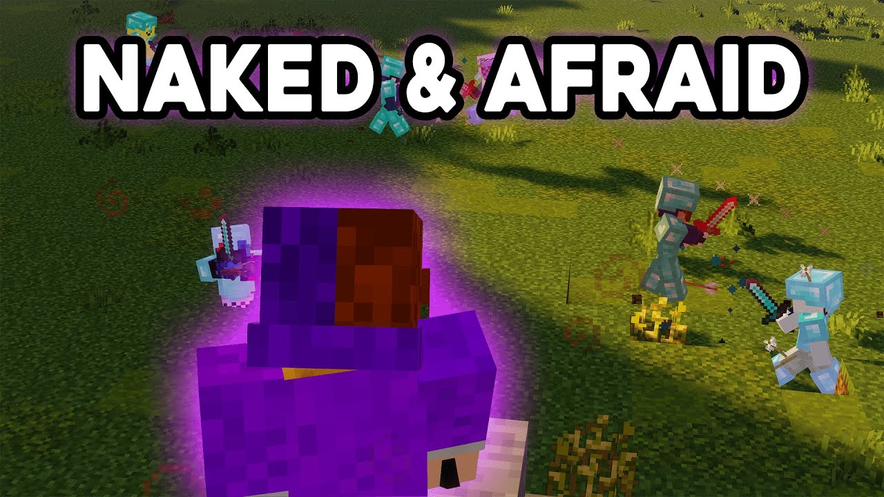 Minecraft PVP, But We Have No Armor.... - YouTube