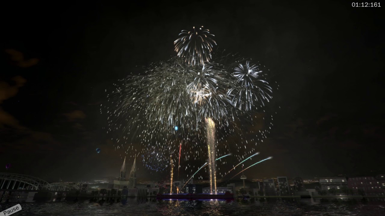 Fireworks Simulator (PC) My 1st Ever Fireworks show - YouTube