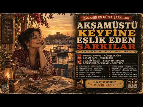 En Güzel Eski Türkçe Şarkılar | 70'ler 80'ler Nostalji | Akşamüstü Huzuruna Eşlik Eden Şarkılar