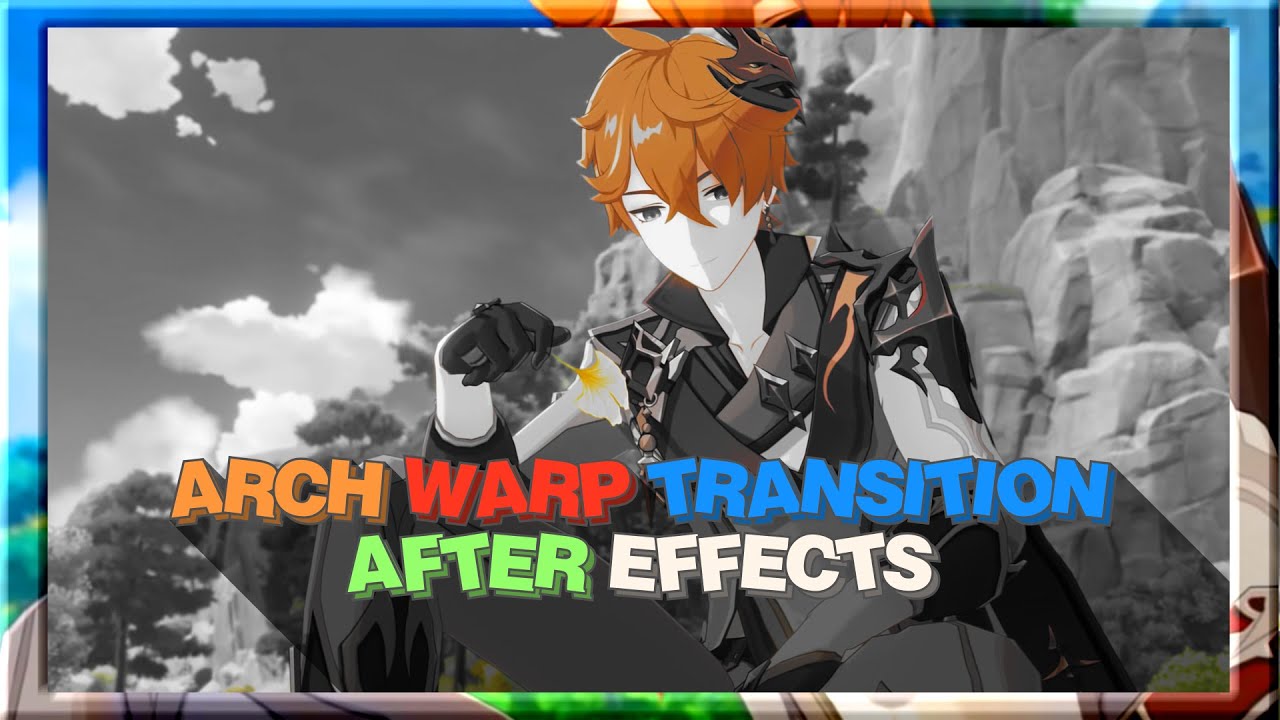 arch warp transition | after effects - YouTube