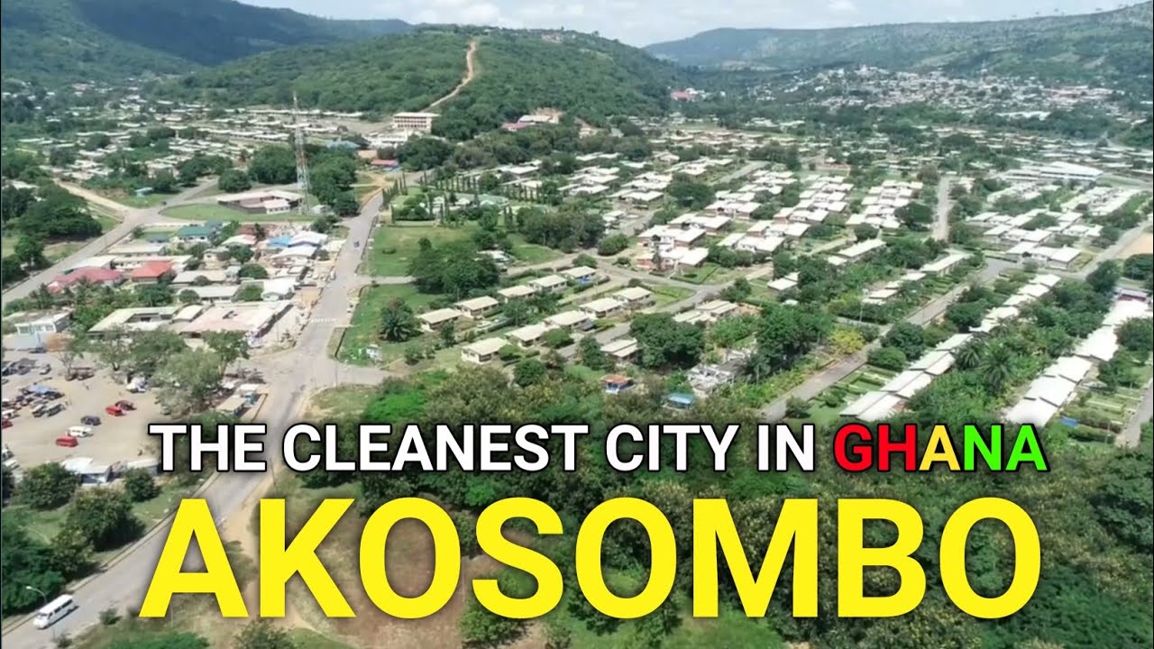 AKOSOMBO ll Most peaceful and cleanest town in Ghana || Thomas Arena ...