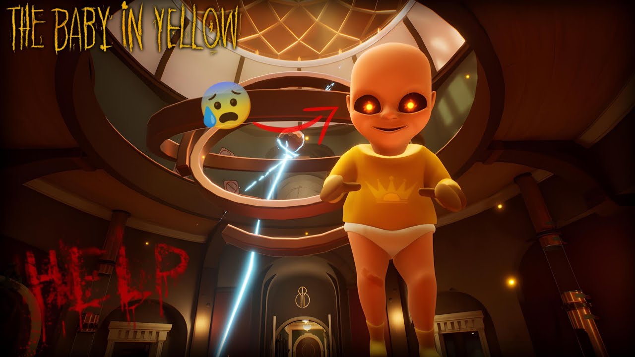 Escaping from this dangerous baby | yellow baby - YouTube