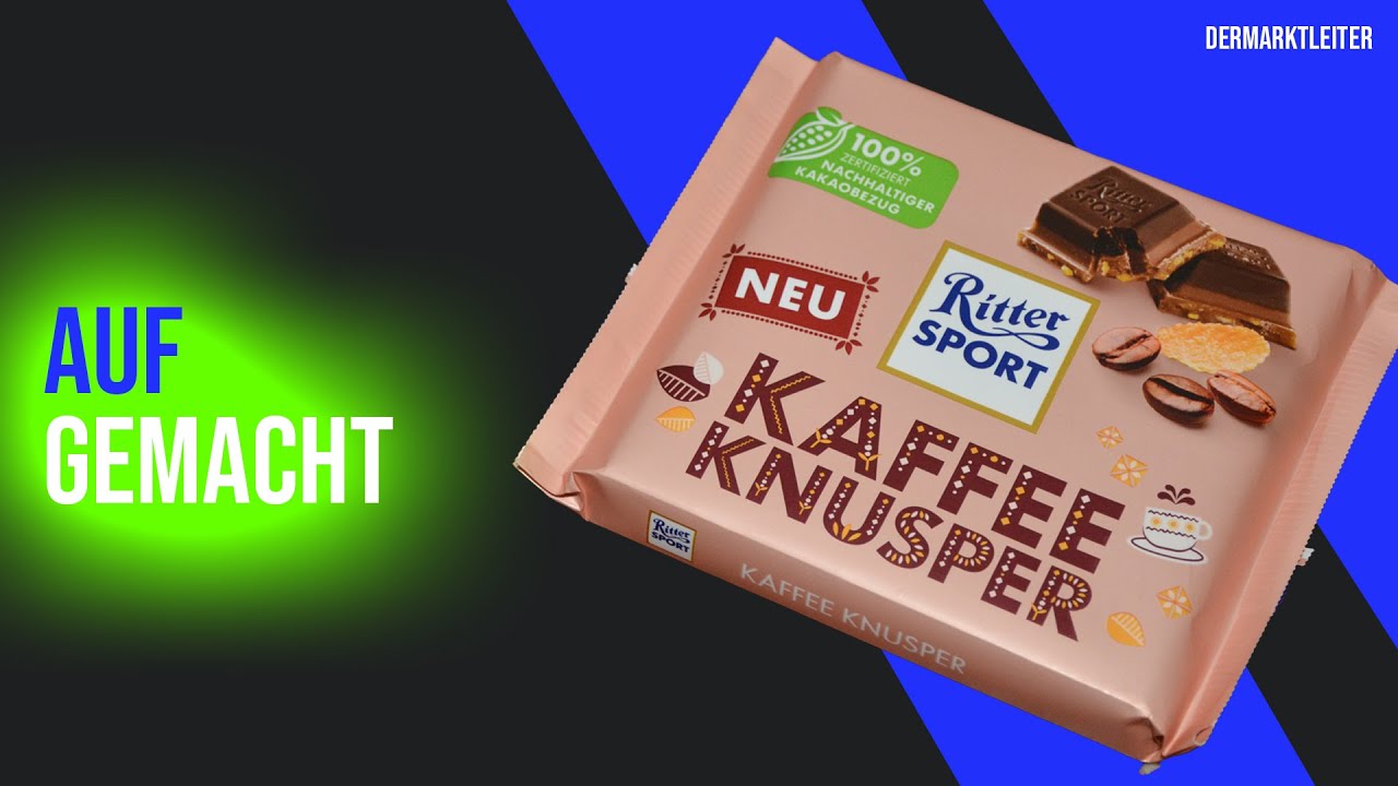 Aufgemacht: Ritter Sport Kaffee Knusper - YouTube