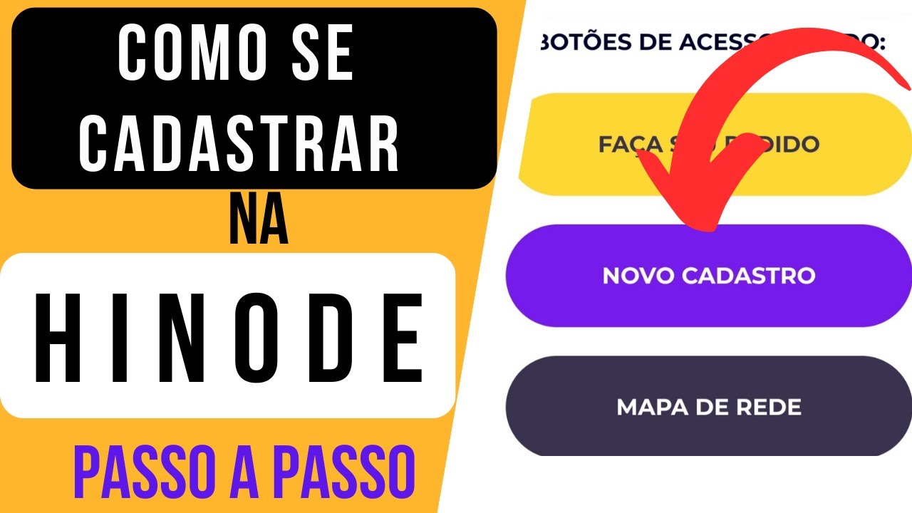 Como Se Cadastrar na HINODE - Passo a Passo - YouTube