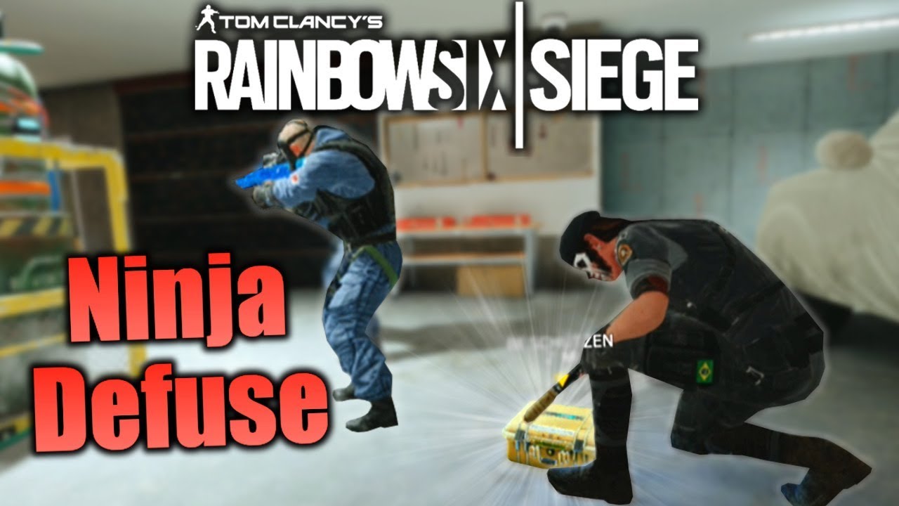 NINJA DEFUSE TROLLING - Rainbow Six Siege [DE] - YouTube