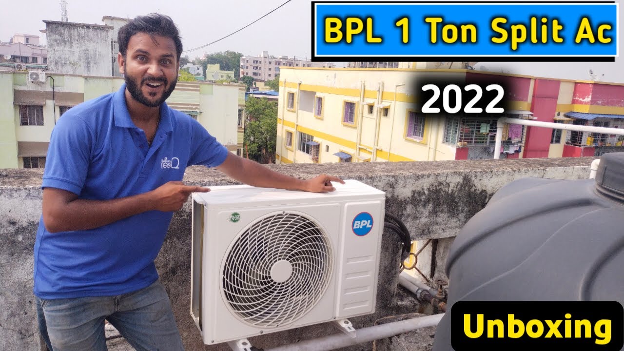 Bpl 1 ton 3 star inverter ac⚡unboxing⚡bpl air conditioner 2022 - YouTube