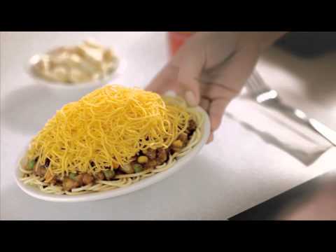 The Veggie 3-Way only from Gold Star Chili - YouTube